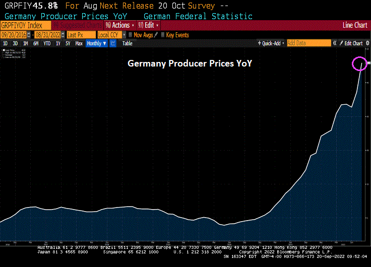 Yikes! German PPI Soars To 45.8% YoY (The New Russian Front ...